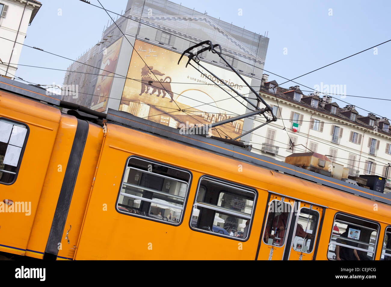Overhead electric tram lines hi-res stock photography and images - Alamy