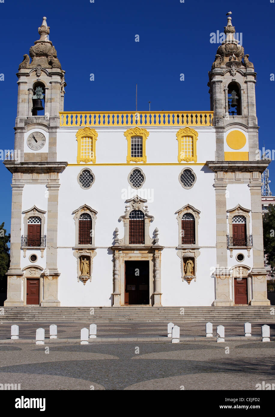 Church in Faro, Algarve Stock Photo - Alamy