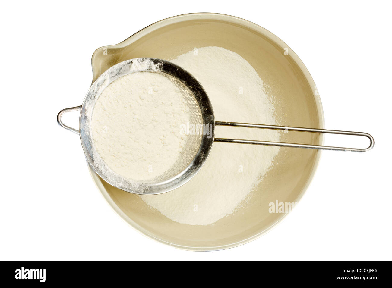 Sieve out hi-res stock photography and images - Alamy