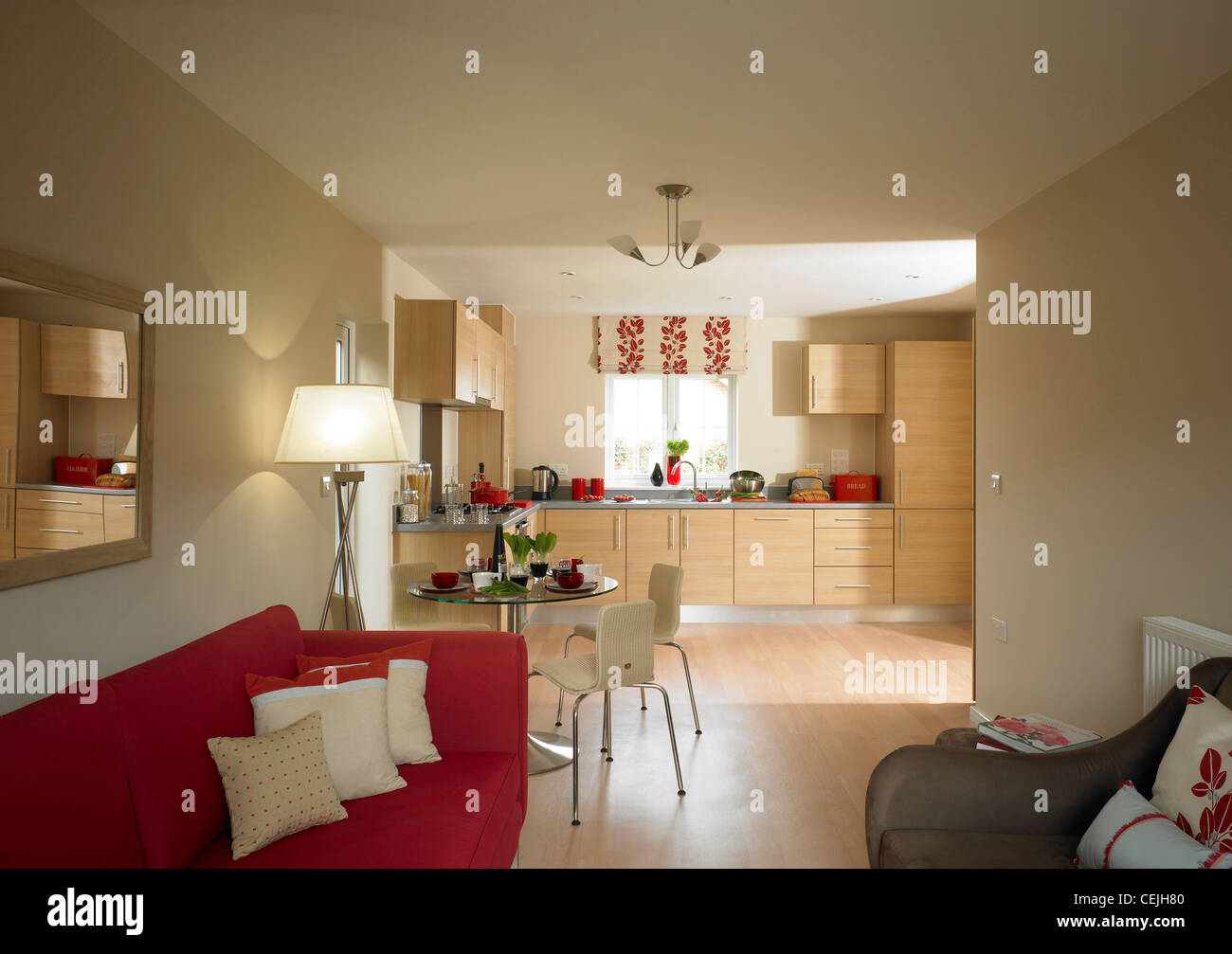 Open plan kitchens hi-res stock photography and images - Alamy