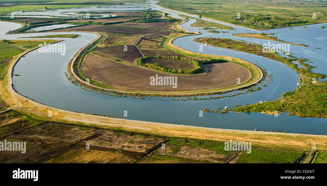 San joaquin river delta aerial hi-res stock photography and images - Alamy