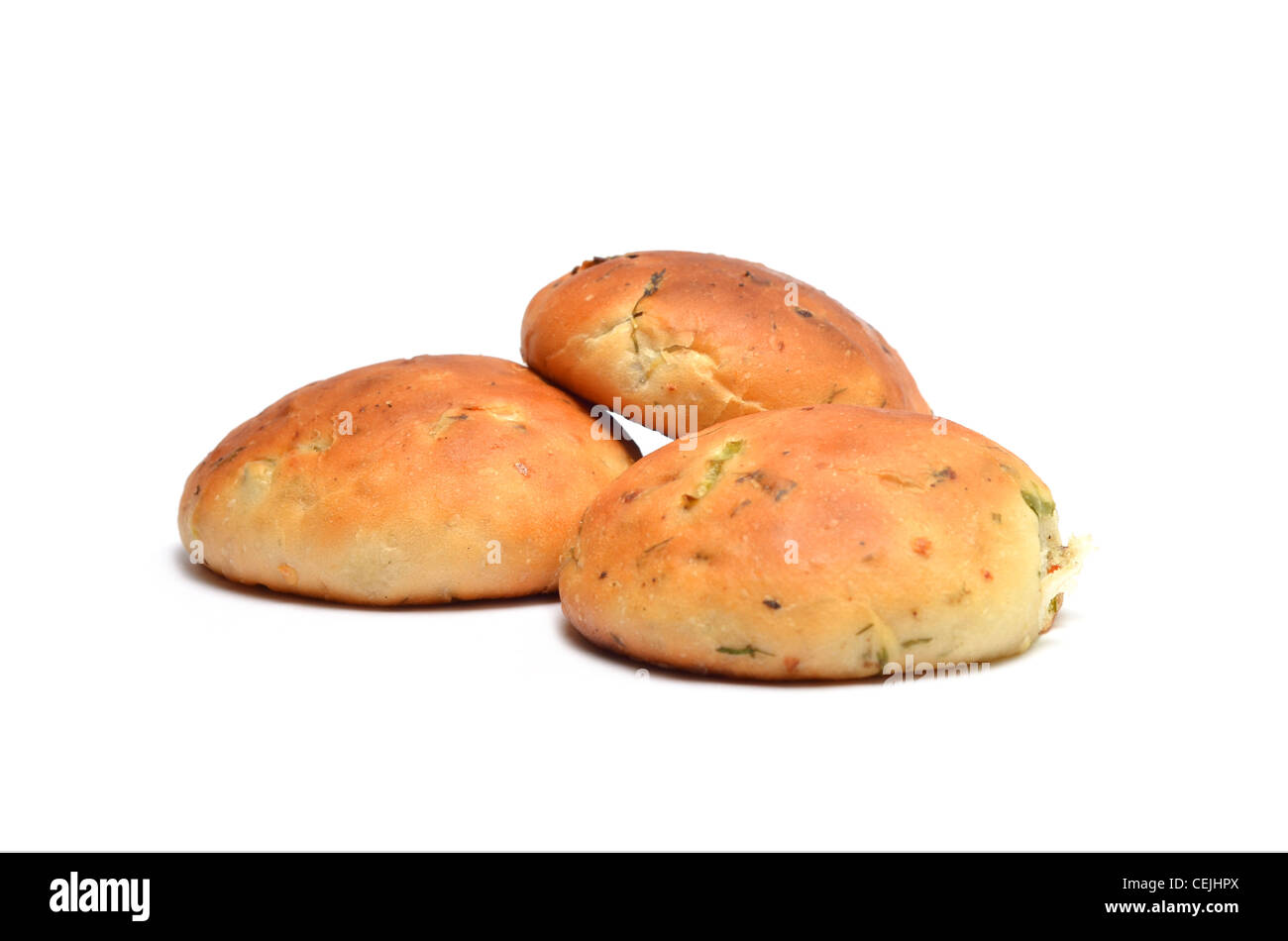 Buns isolated on white background Stock Photo - Alamy