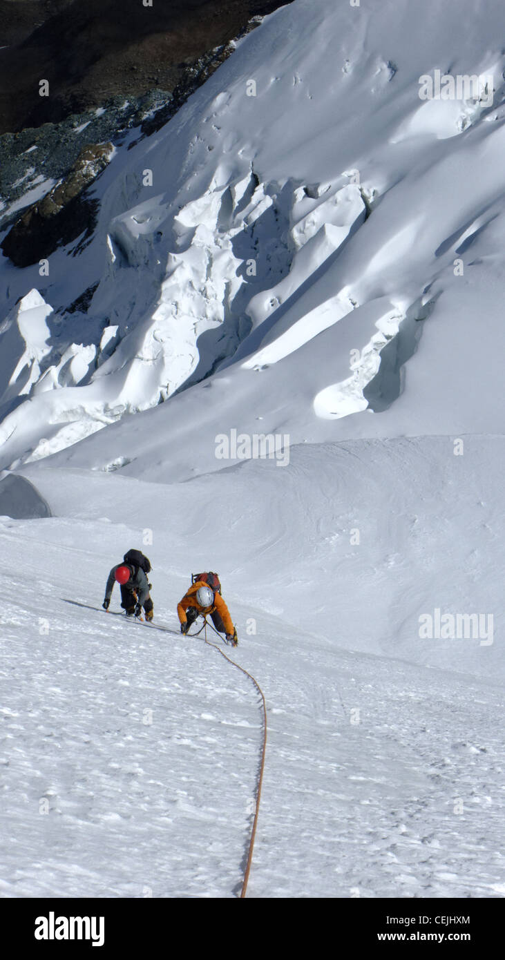 North face of the breithorn hi-res stock photography and images - Alamy