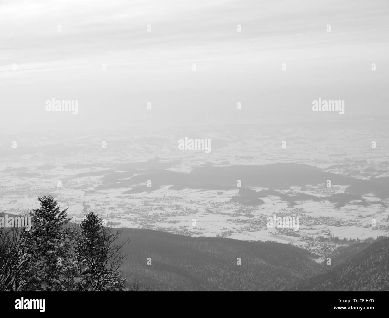 Distant horizon view Black and White Stock Photos & Images - Alamy