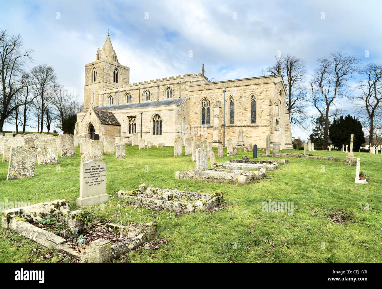 Village church and cemetery hi-res stock photography and images - Alamy