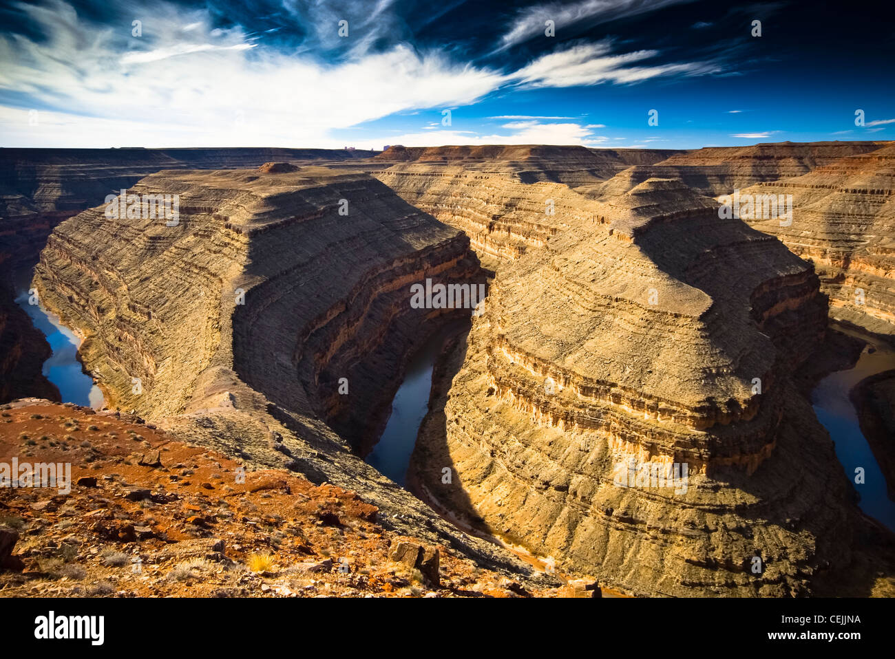 Goosenecks State Park is a state park of Utah, USA, overlooking a deep ...