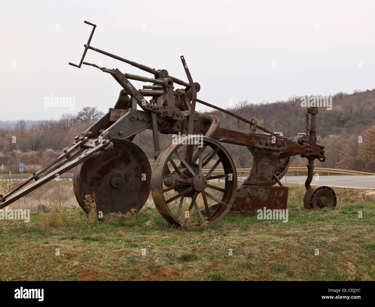 Rusty old plough hi-res stock photography and images - Alamy