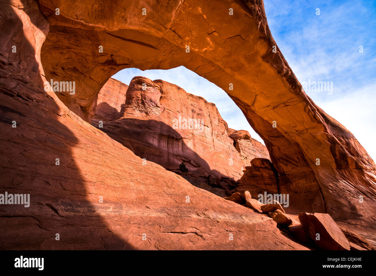 Tower Arch is located in the remote Klondike Bluffs section of Arches ...