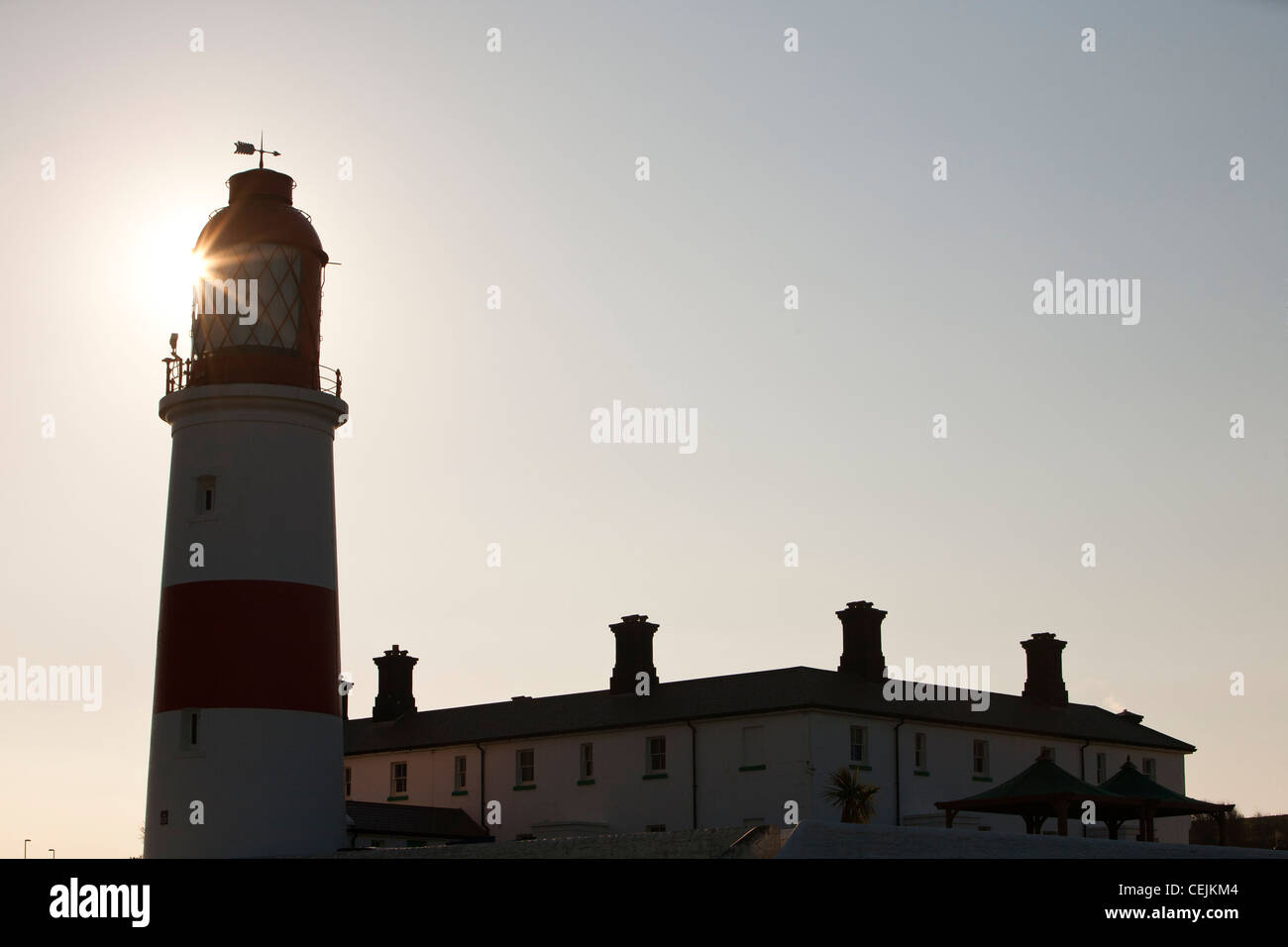 Souter lighthouse silhouette hi-res stock photography and images - Alamy