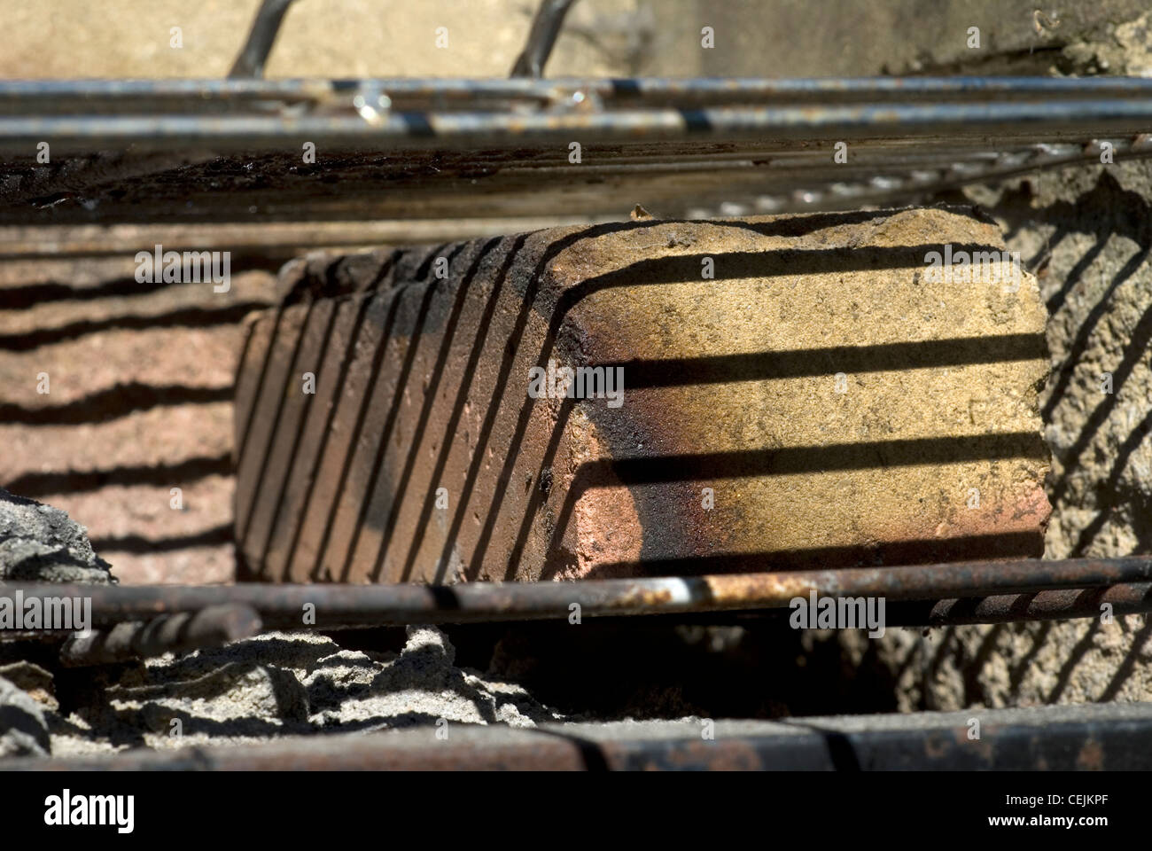 grill shadow on a bbq closeup Stock Photo - Alamy