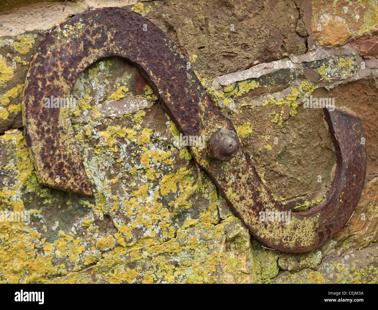 Steel "S" shaped building brace Stock Photo - Alamy