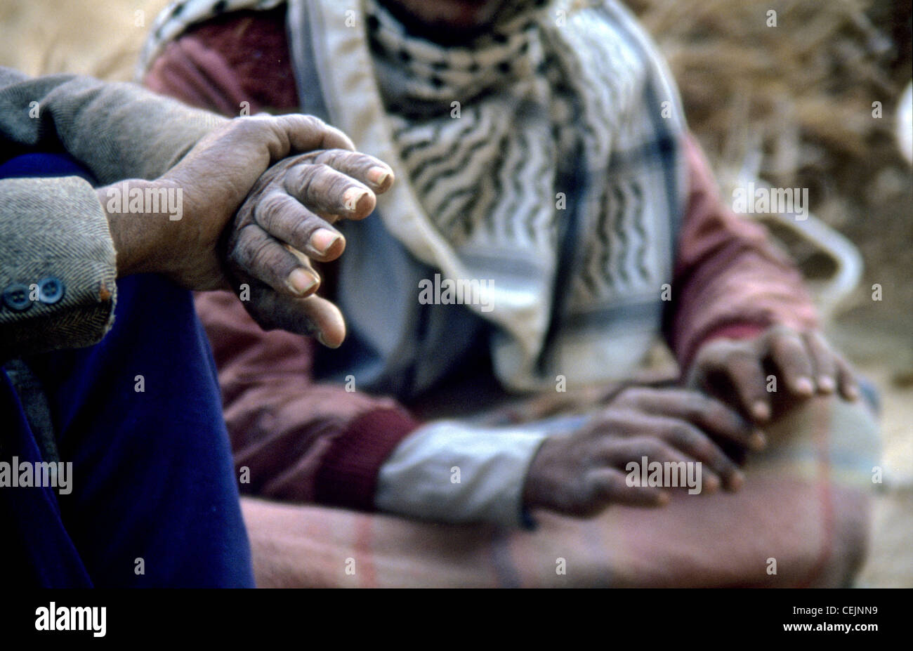 Arab Bedouin desert nomads Stock Photo - Alamy