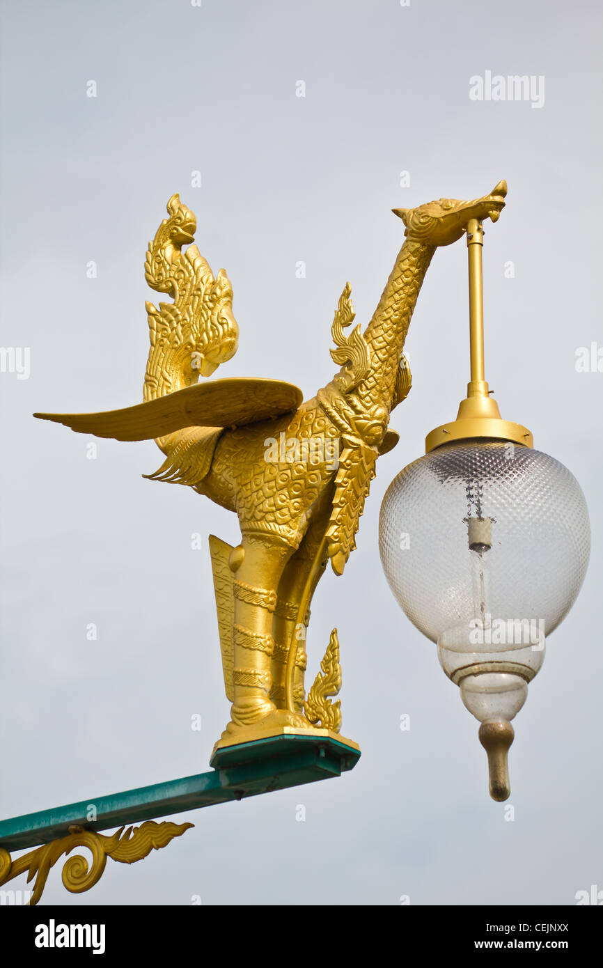 Street Lamp Swan Image Stock Photo - Alamy