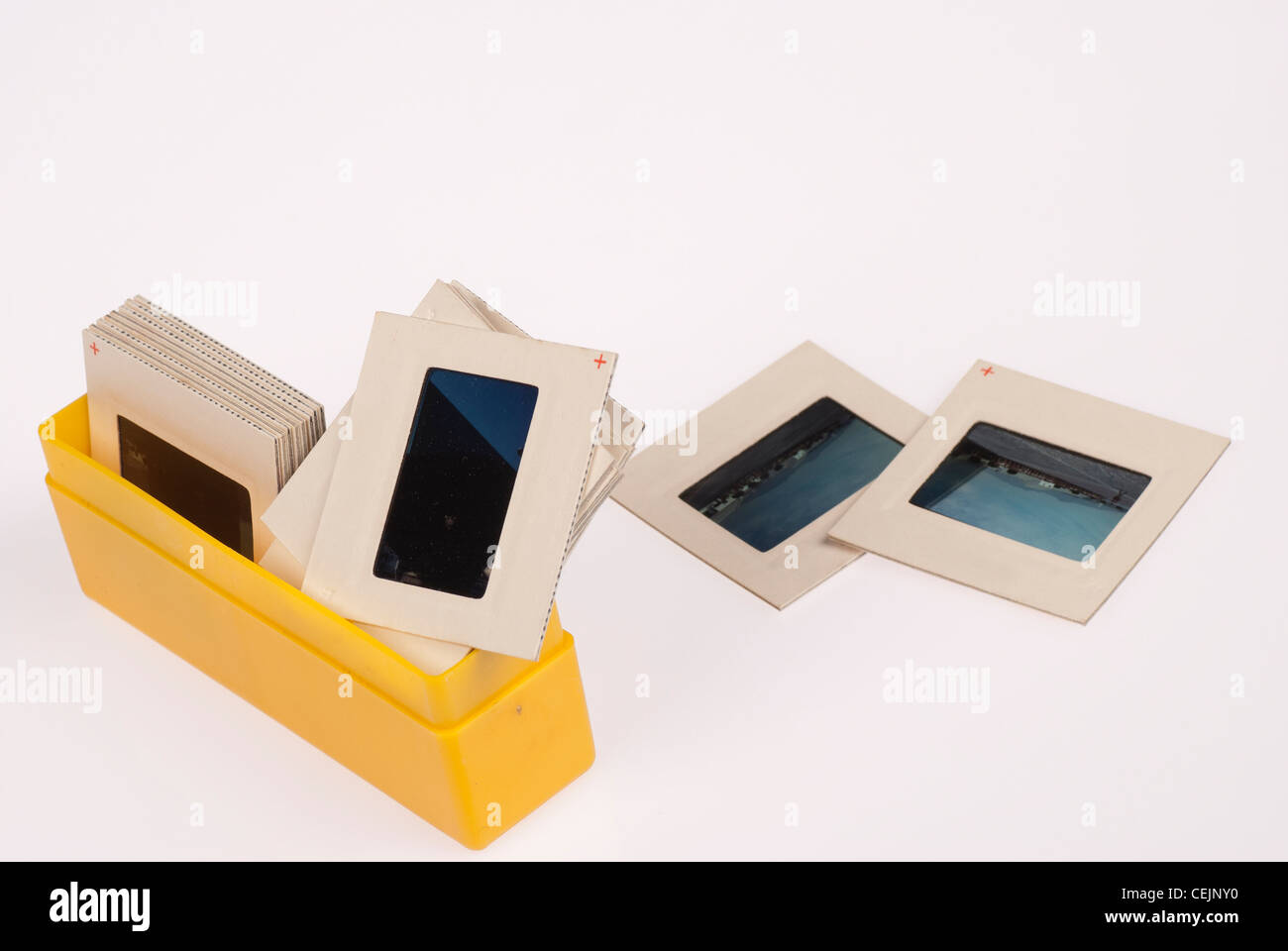 A box with old 35mm photo slides Stock Photo - Alamy