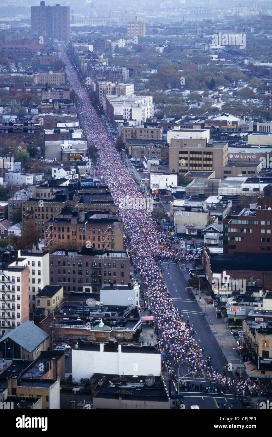 New York Marathon Aerial High Resolution Stock Photography and Images ...