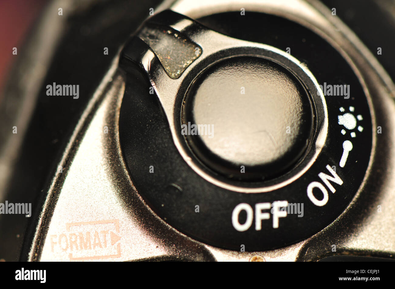 Camera on off switch close hi-res stock photography and images - Alamy