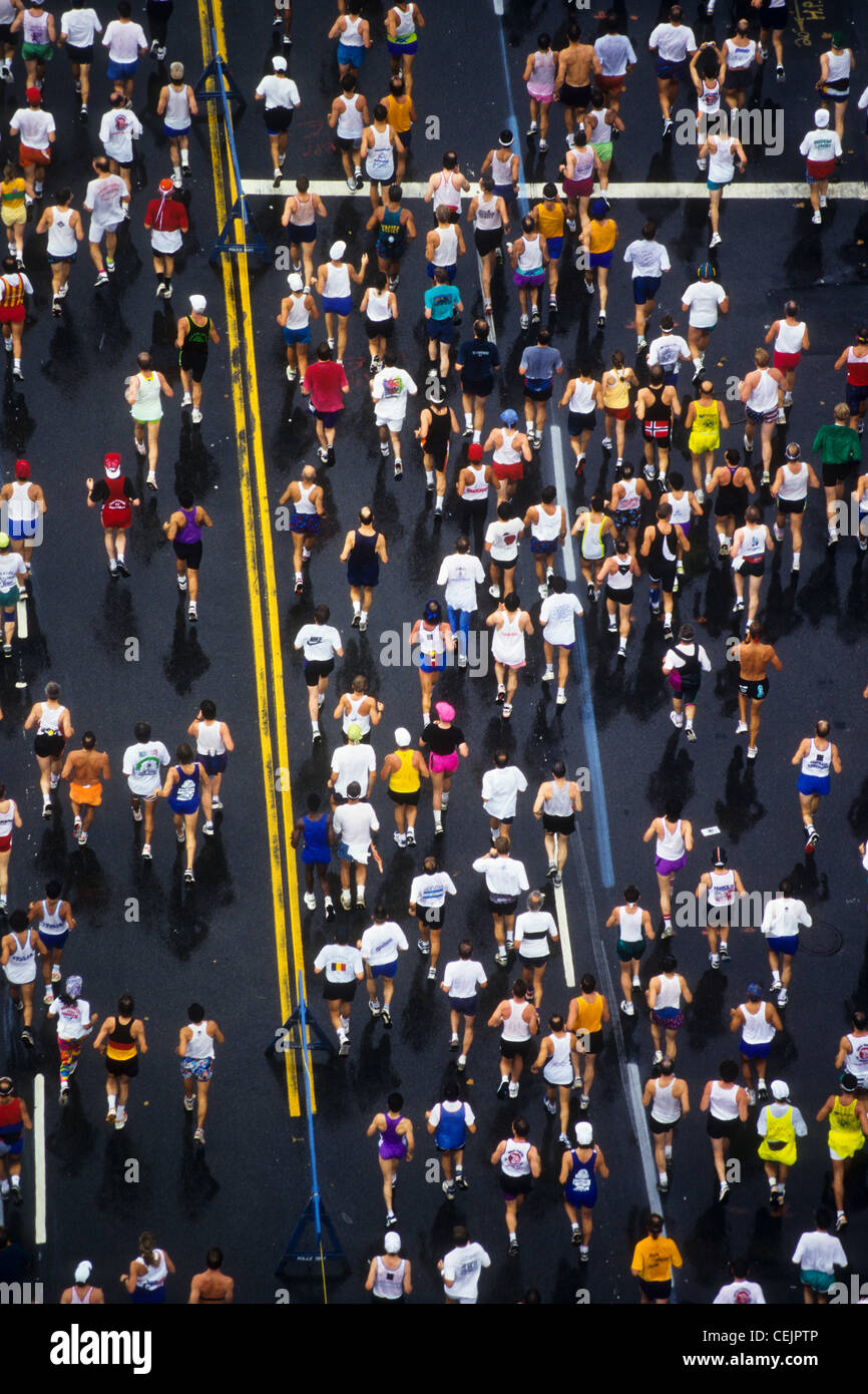 New York Marathon Aerial High Resolution Stock Photography and Images ...