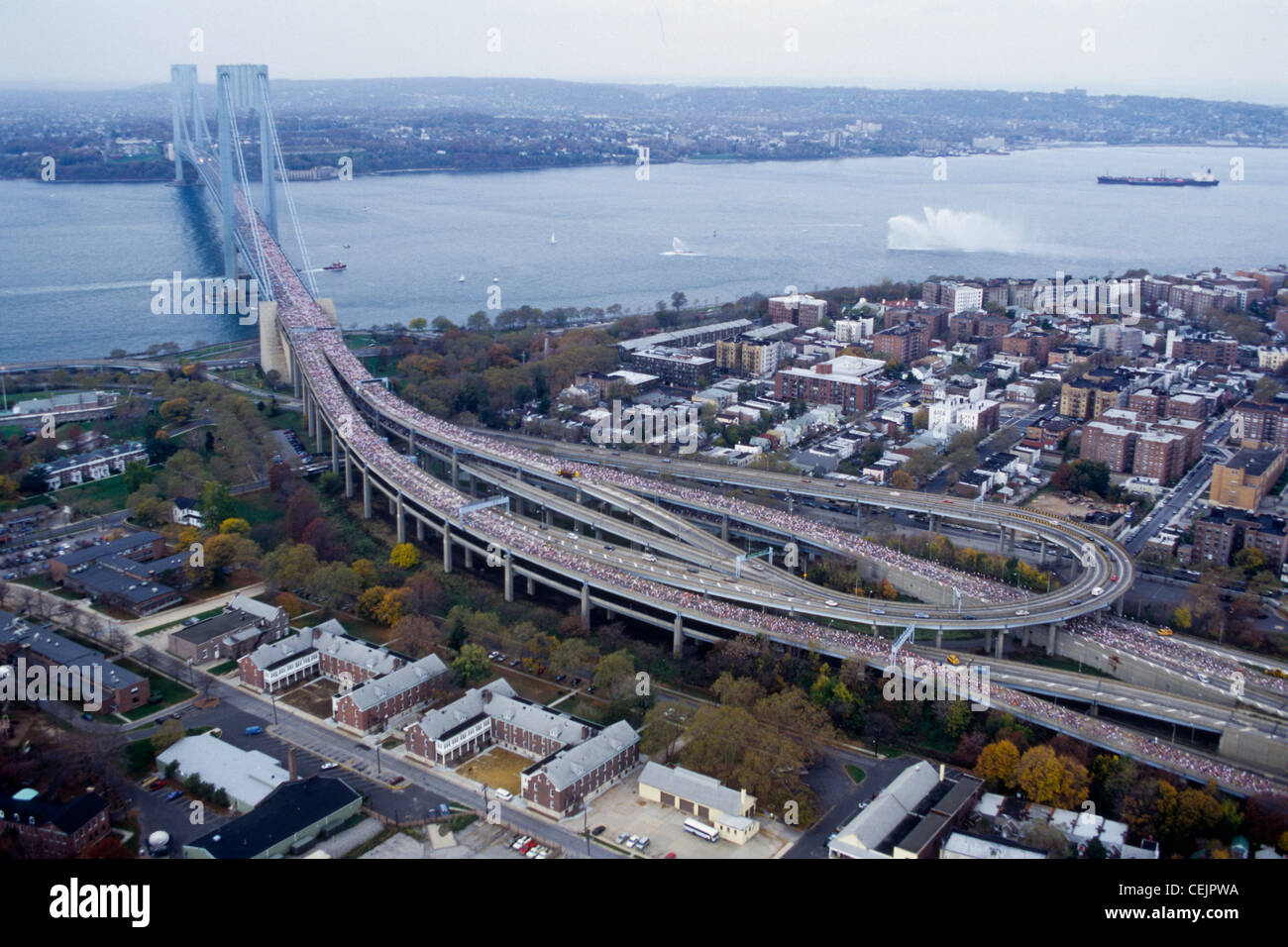New York Marathon Aerial Stock Photos & New York Marathon Aerial Stock ...