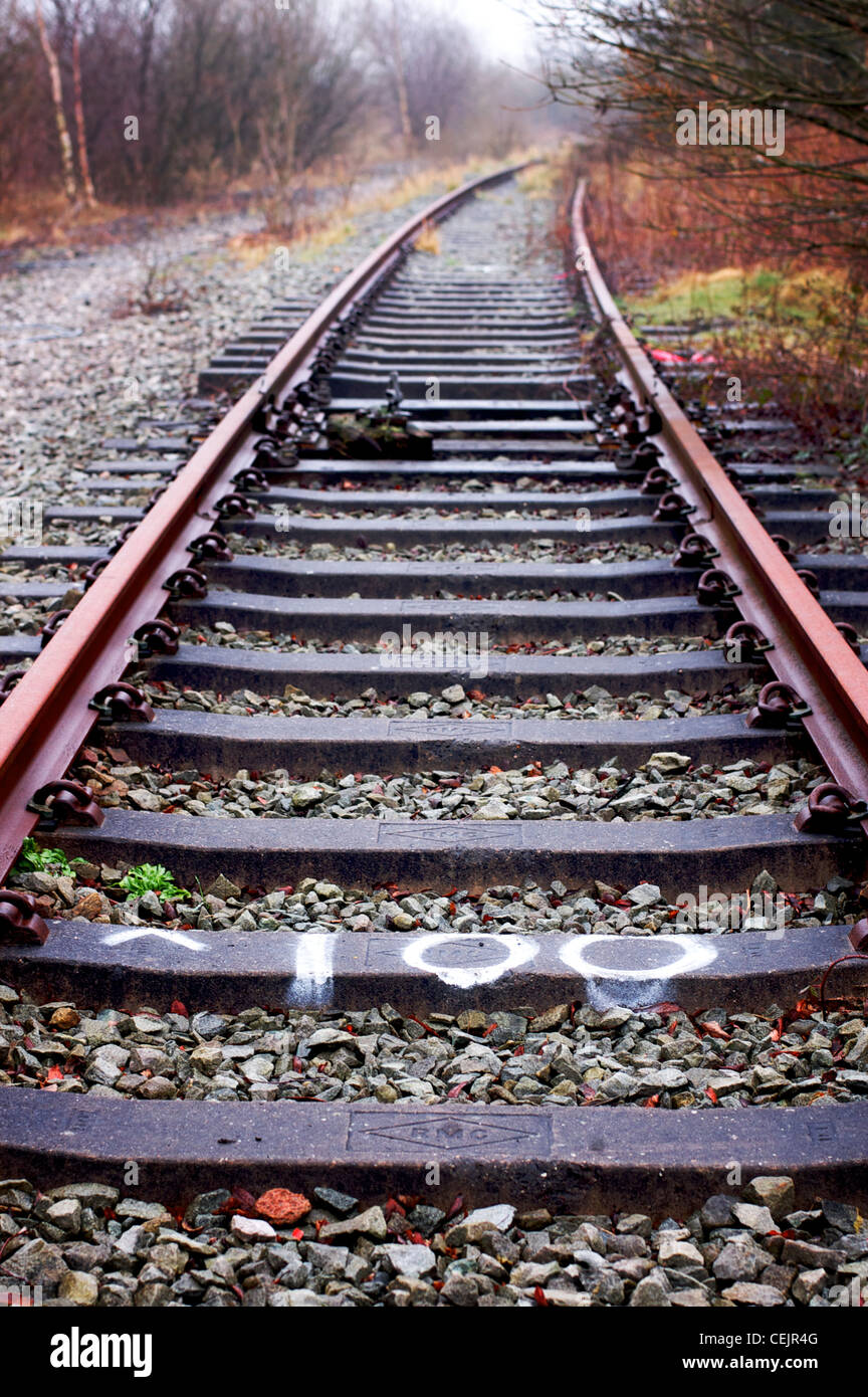Abandoned railway line Stock Photo - Alamy