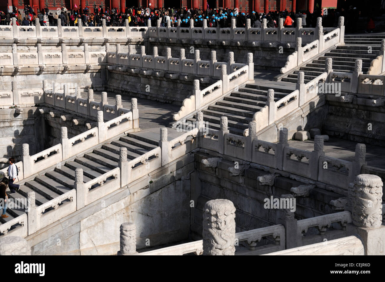 Marble terrace terraces steps stairs intricate detail Outer Court ...