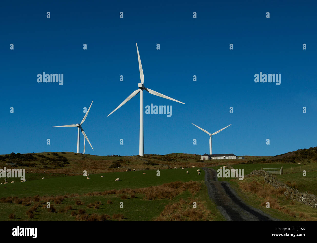 Wind turbines in a rural Ayrshire Setting Stock Photo - Alamy