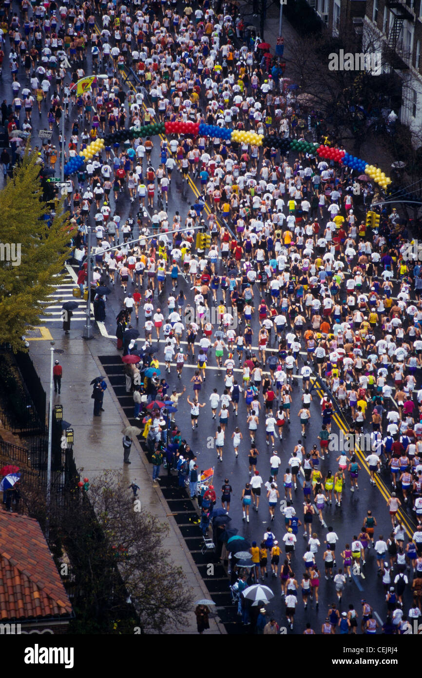 New York Marathon Aerial High Resolution Stock Photography and Images ...
