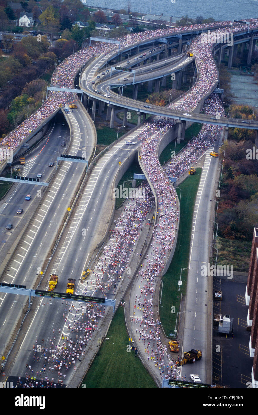 New York Marathon Aerial High Resolution Stock Photography and Images ...