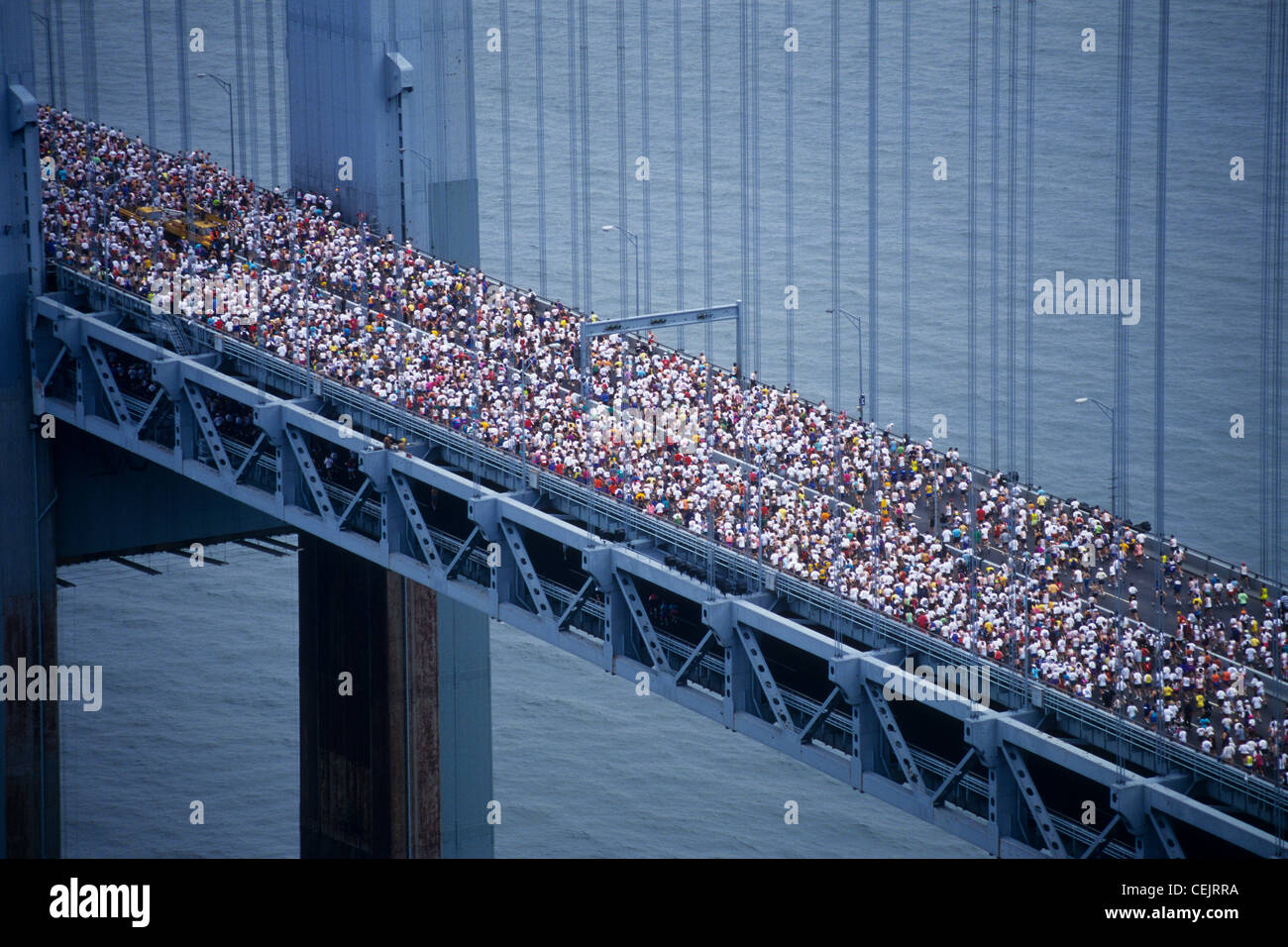 New york marathon aerial hi-res stock photography and images - Alamy