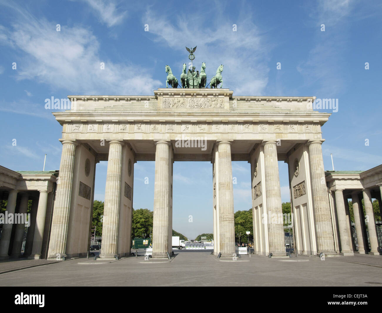 Brandenburger Tor (Brandenburg Gates) in Berlin, Germany Stock Photo ...