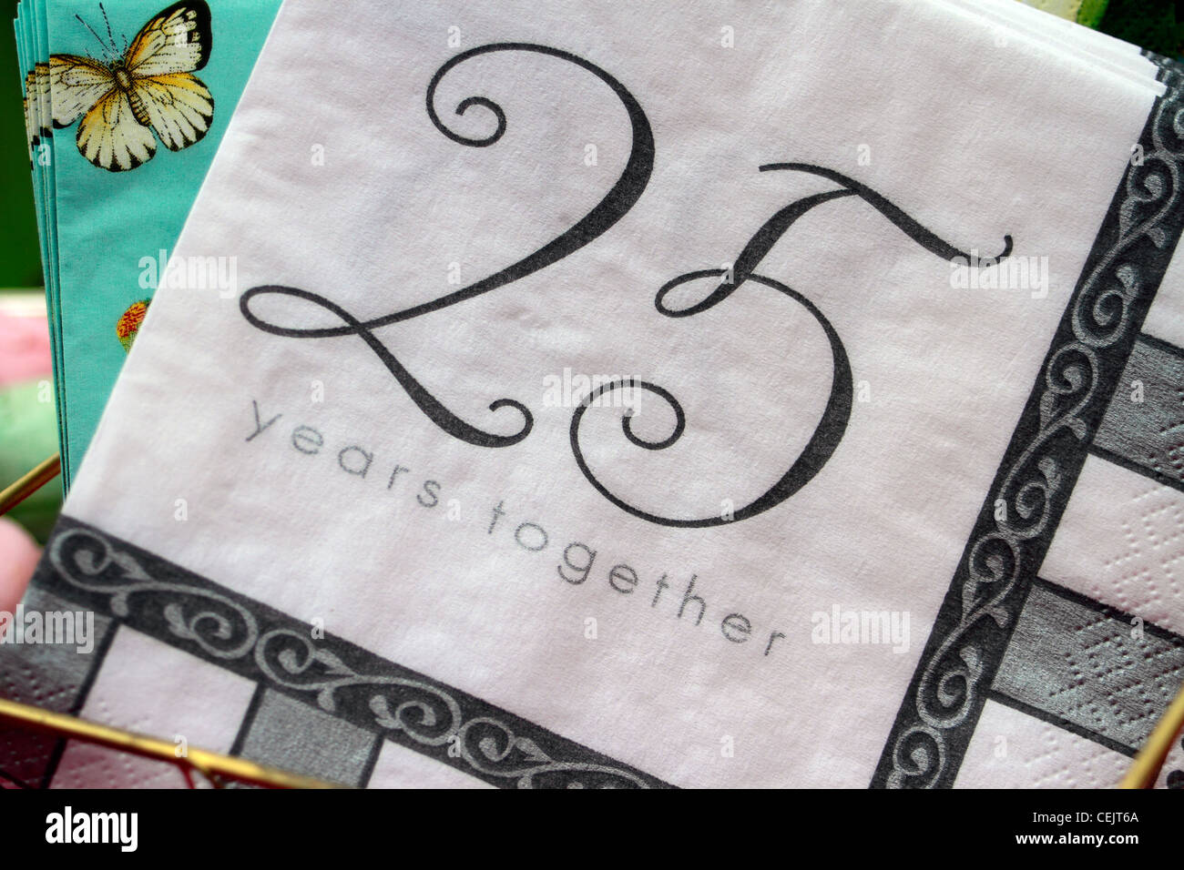 25 years together Stock Photo - Alamy