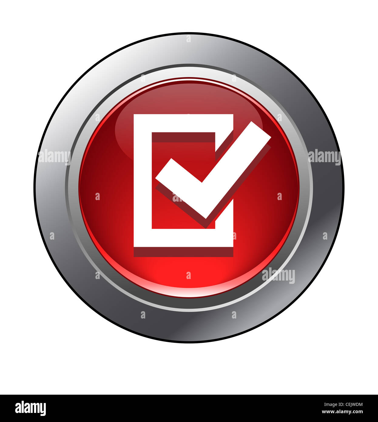 Successful upload, Internet button Icon apps Stock Photo - Alamy
