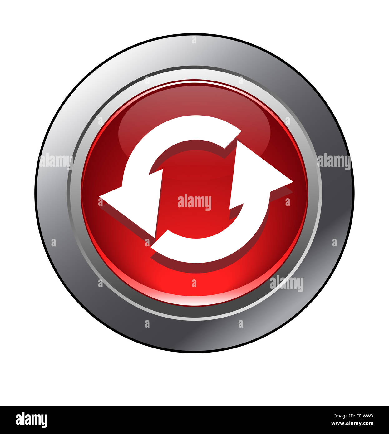 Back Button Icon Red