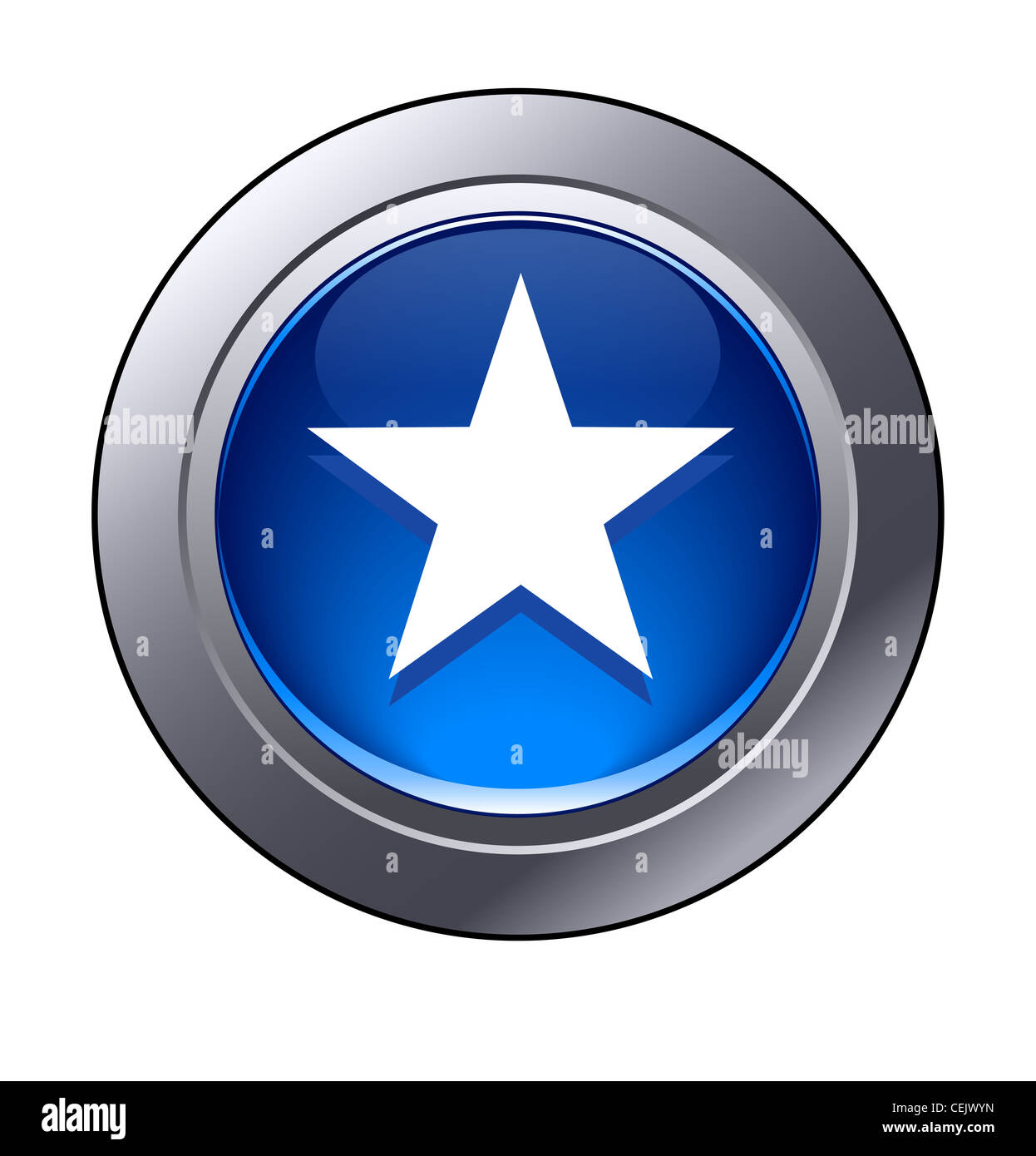 Star Internet button Icon apps Stock Photo - Alamy