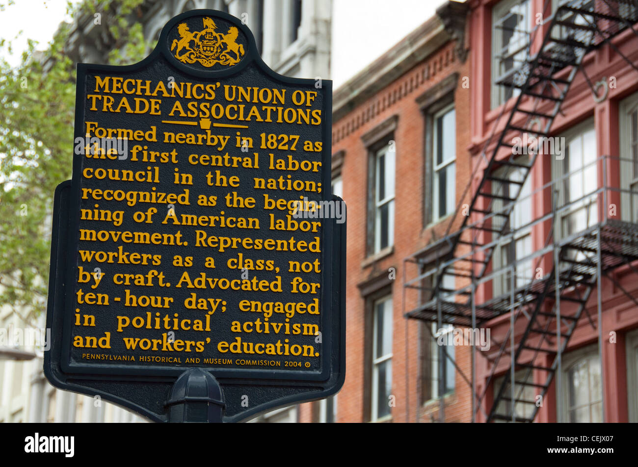 Pennsylvania, Philadelphia. Historic Mechanics' Union of Trade ...