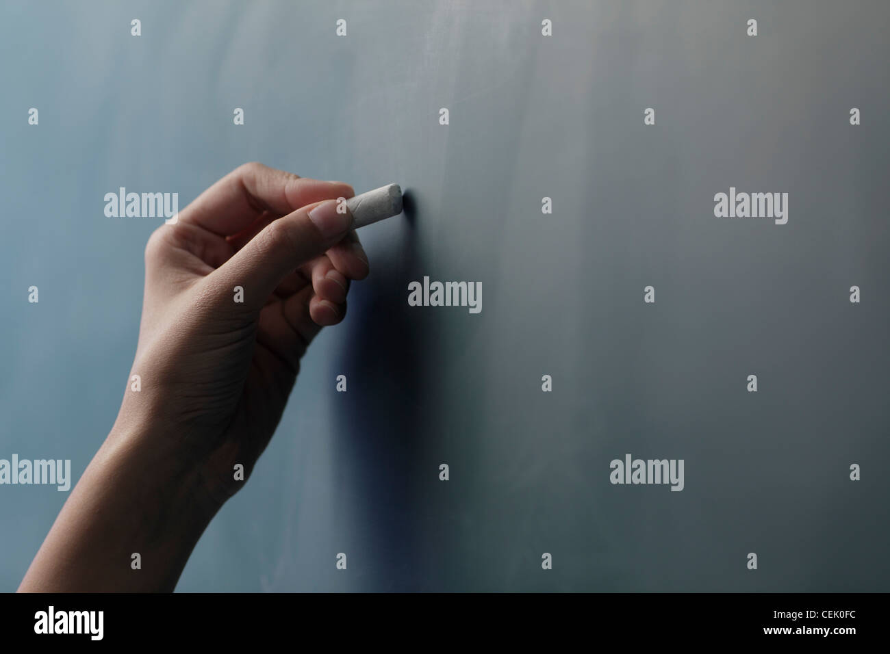 Chalk on hand hi-res stock photography and images - Alamy