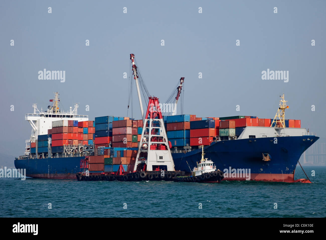 Container Ship, Hong Kong, China Stock Photo - Alamy