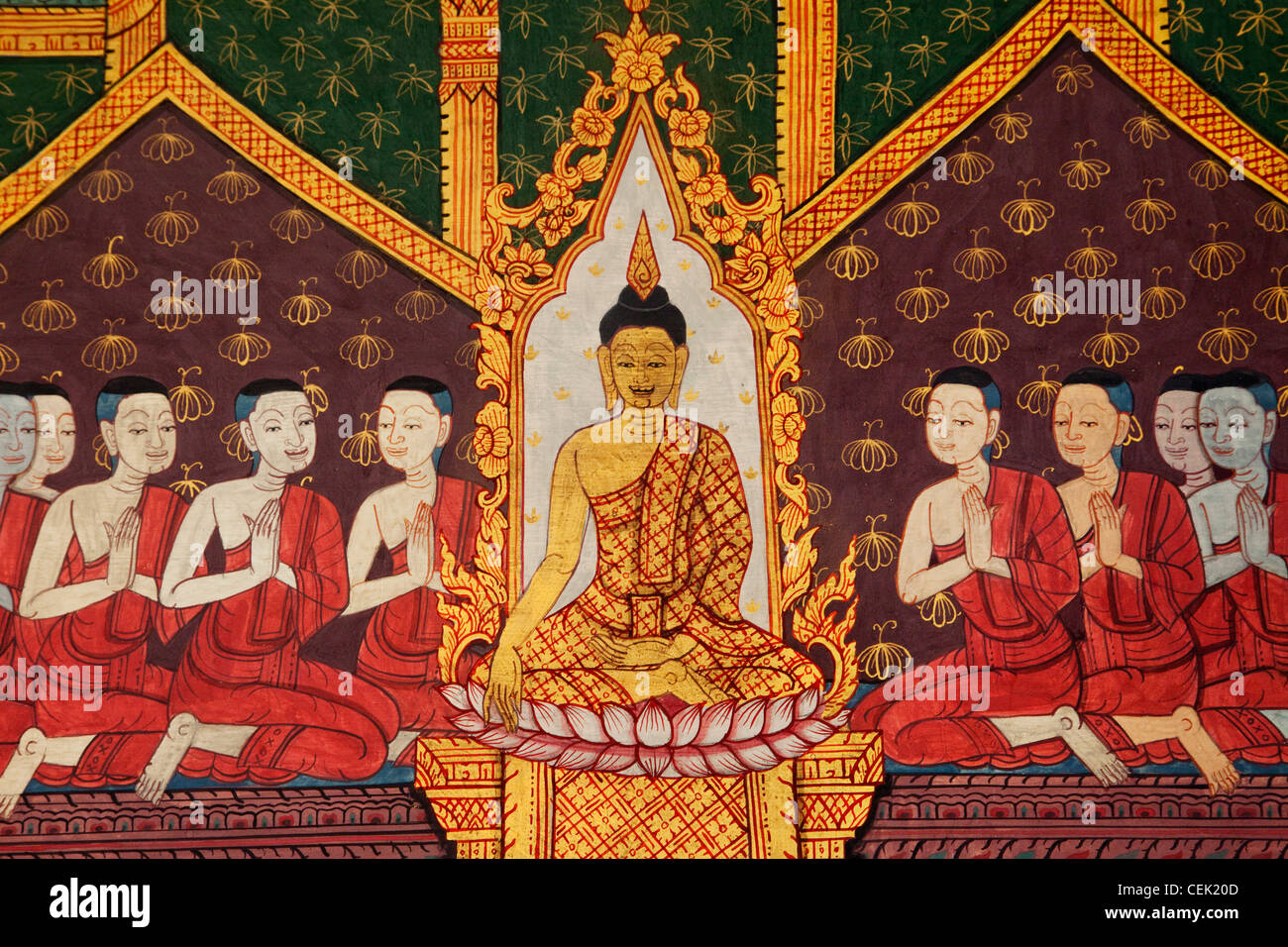 Mural in wat pho temple hi-res stock photography and images - Alamy