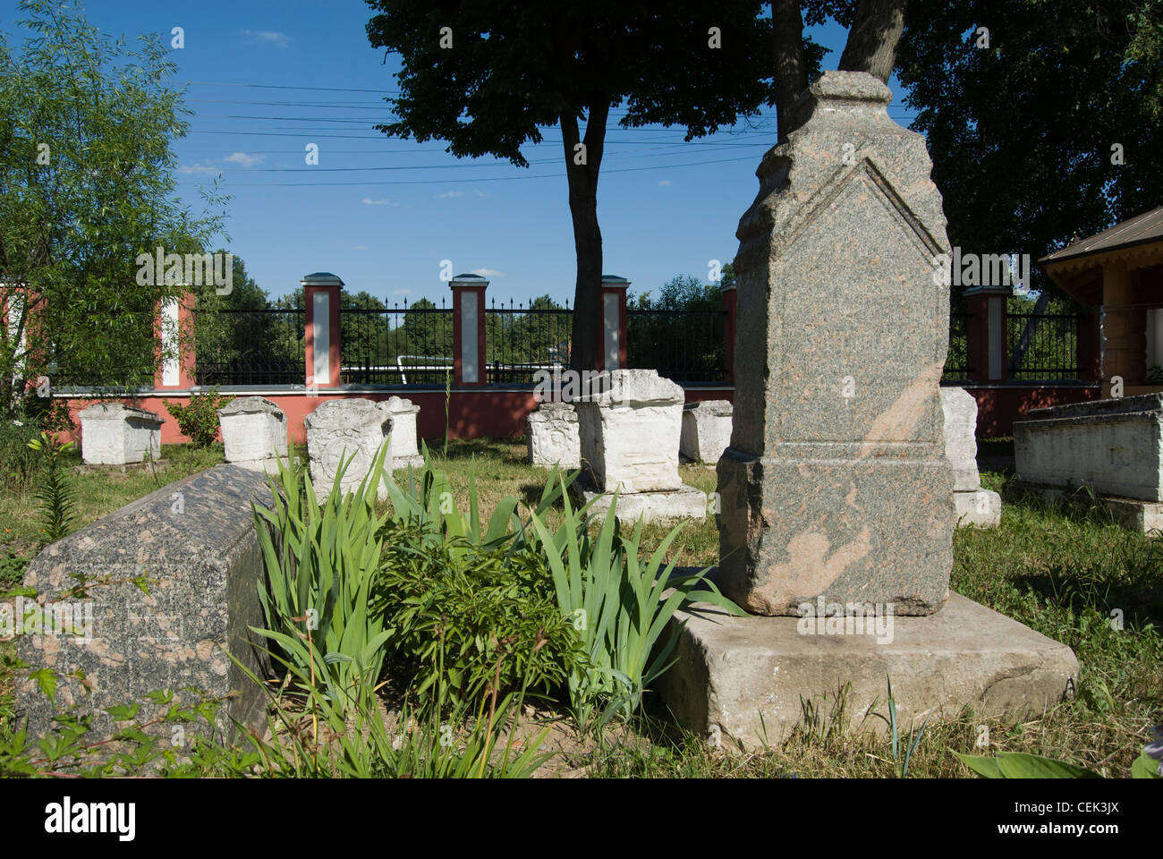 Old church cemetery Stock Photo - Alamy