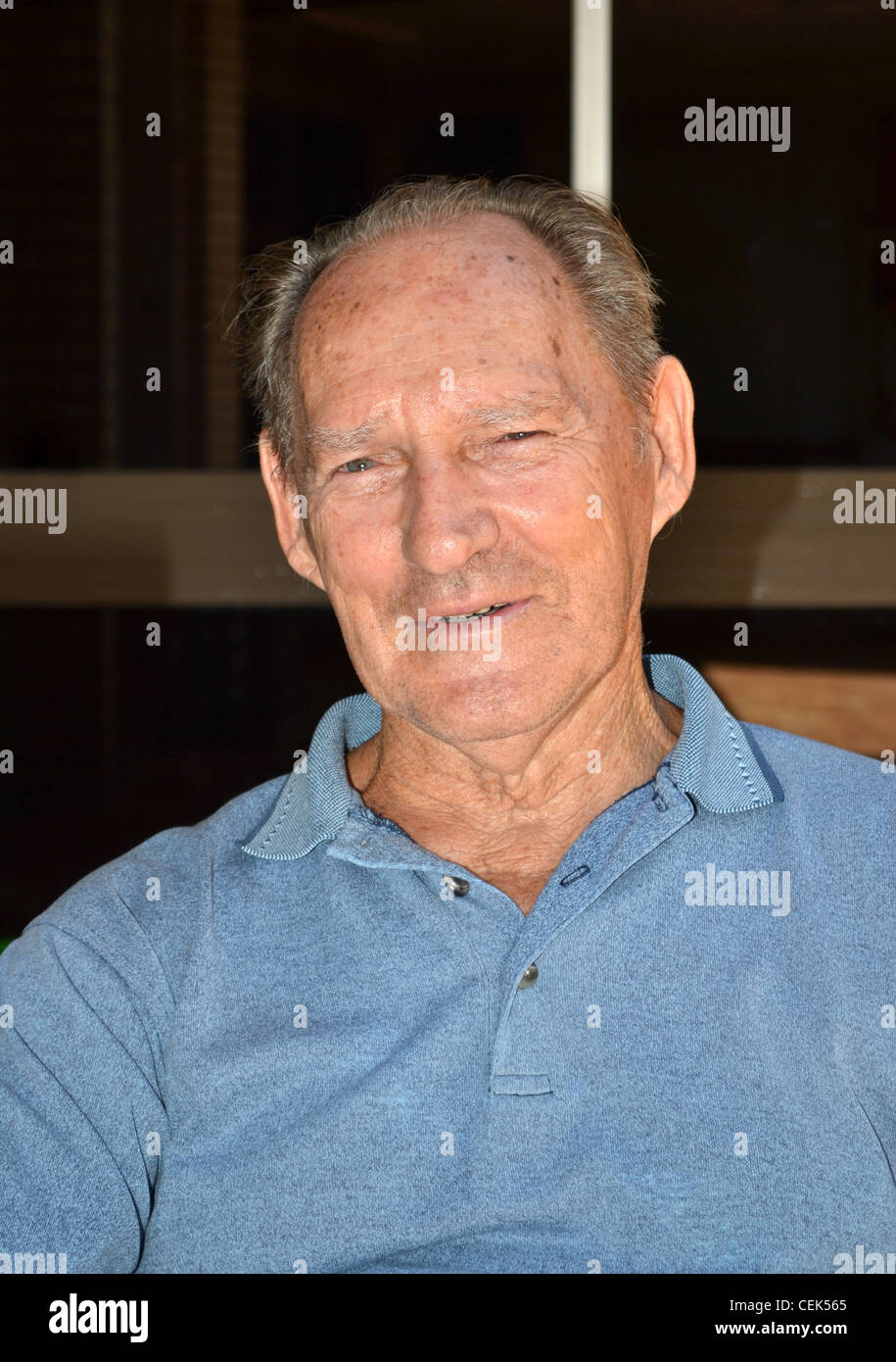 old retired man portrait Stock Photo - Alamy