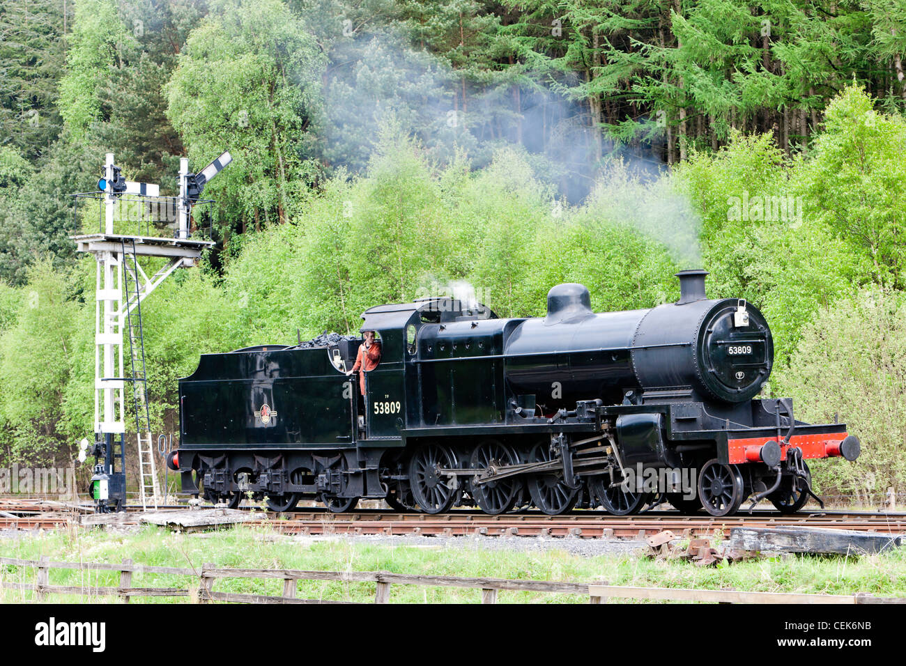 steam train, North Yorkshire Moors Railway (NYMR), England Stock Photo ...