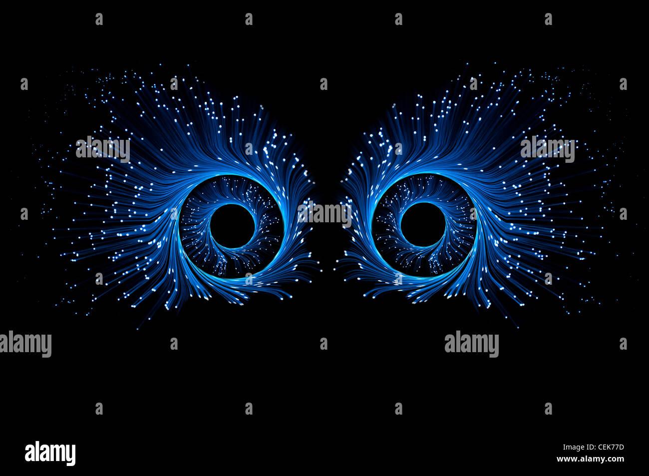 Fiber optic abstract Stock Photo - Alamy