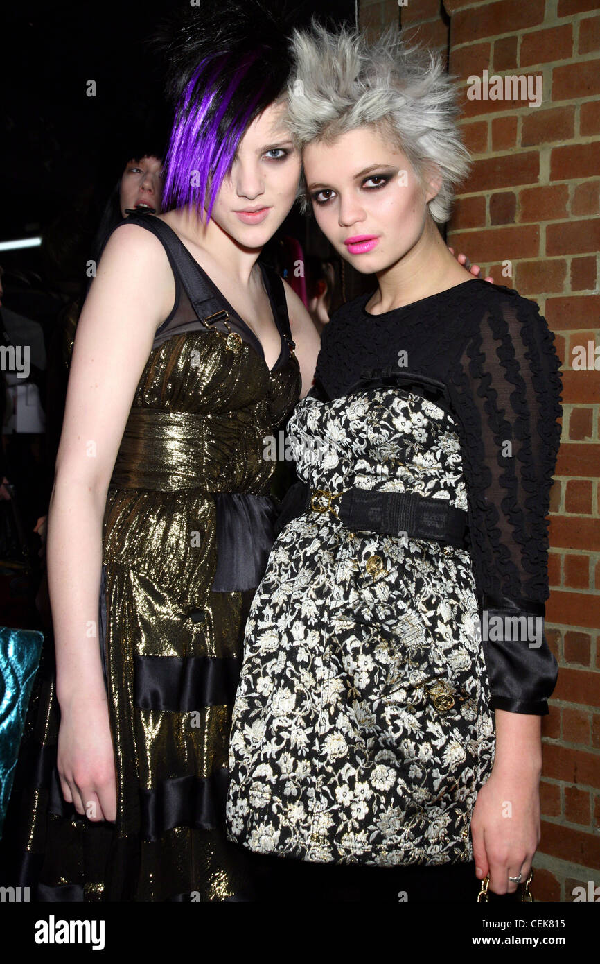 Luella Bartley Backstage London Ready to Wear Autumn Winter Black and ...