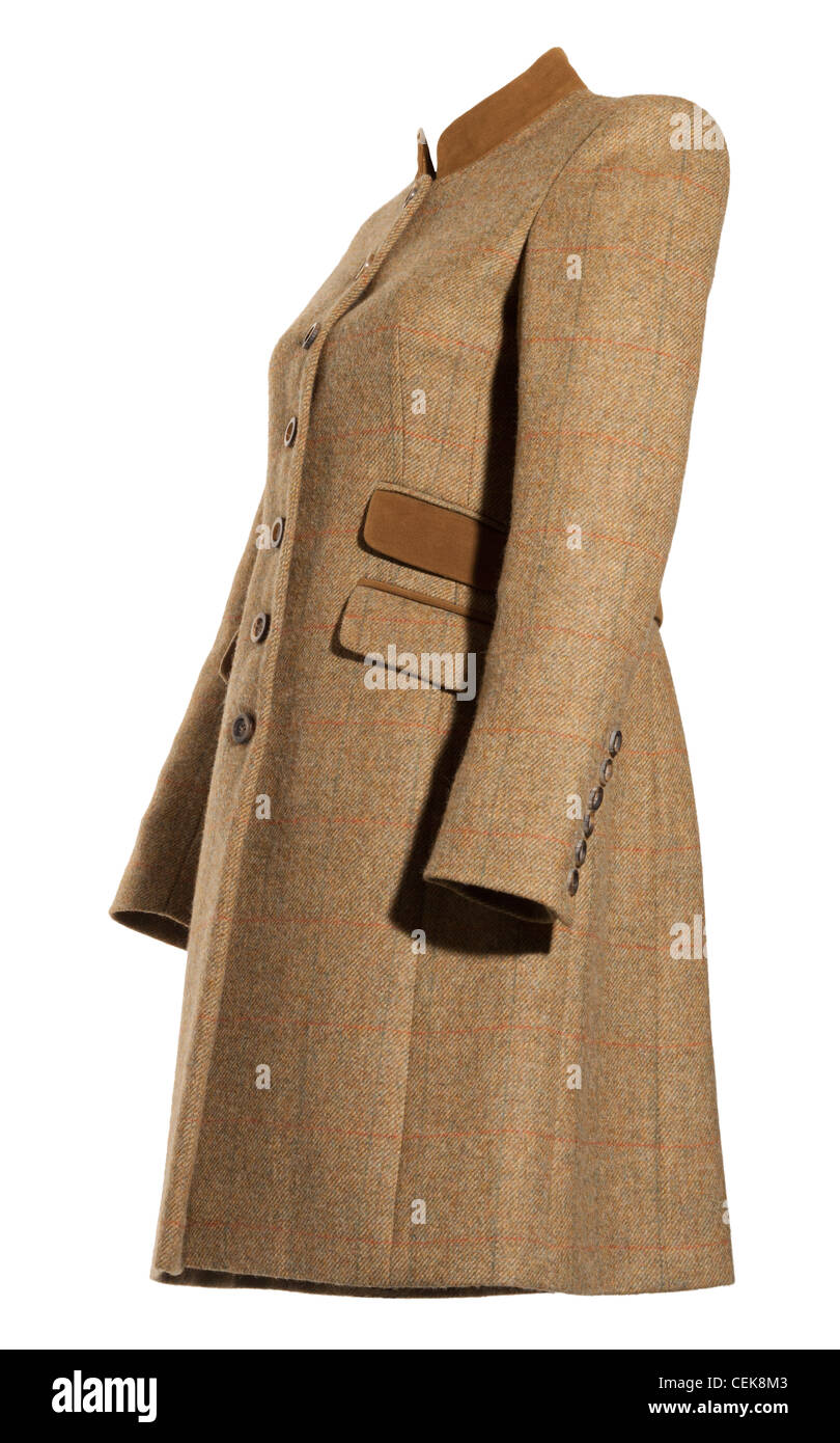 British smart winter coat Stock Photo - Alamy