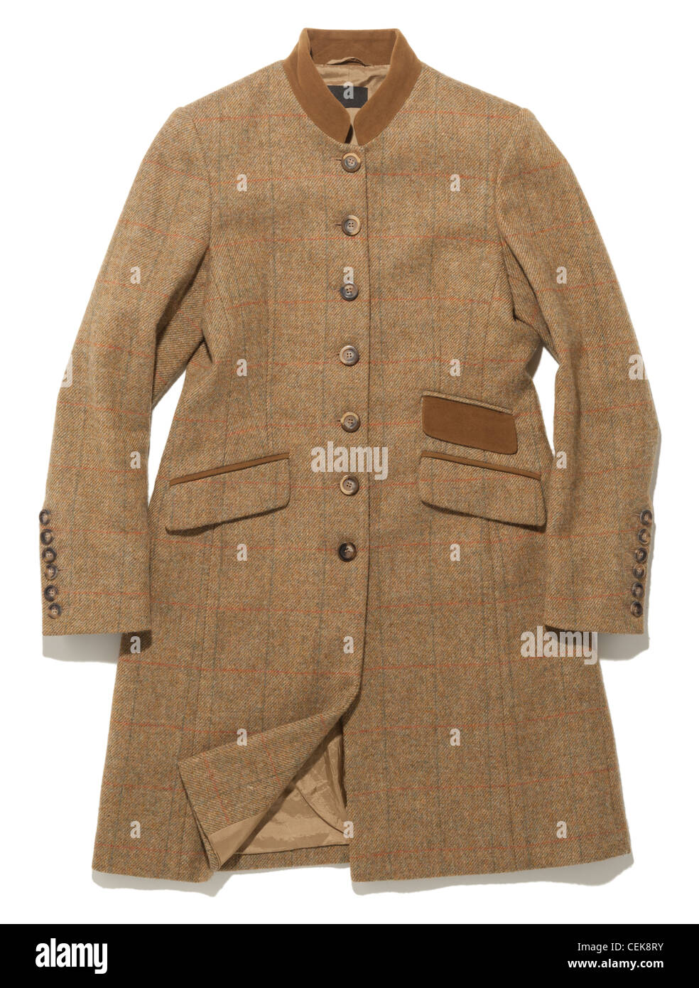 British smart winter coat Stock Photo - Alamy