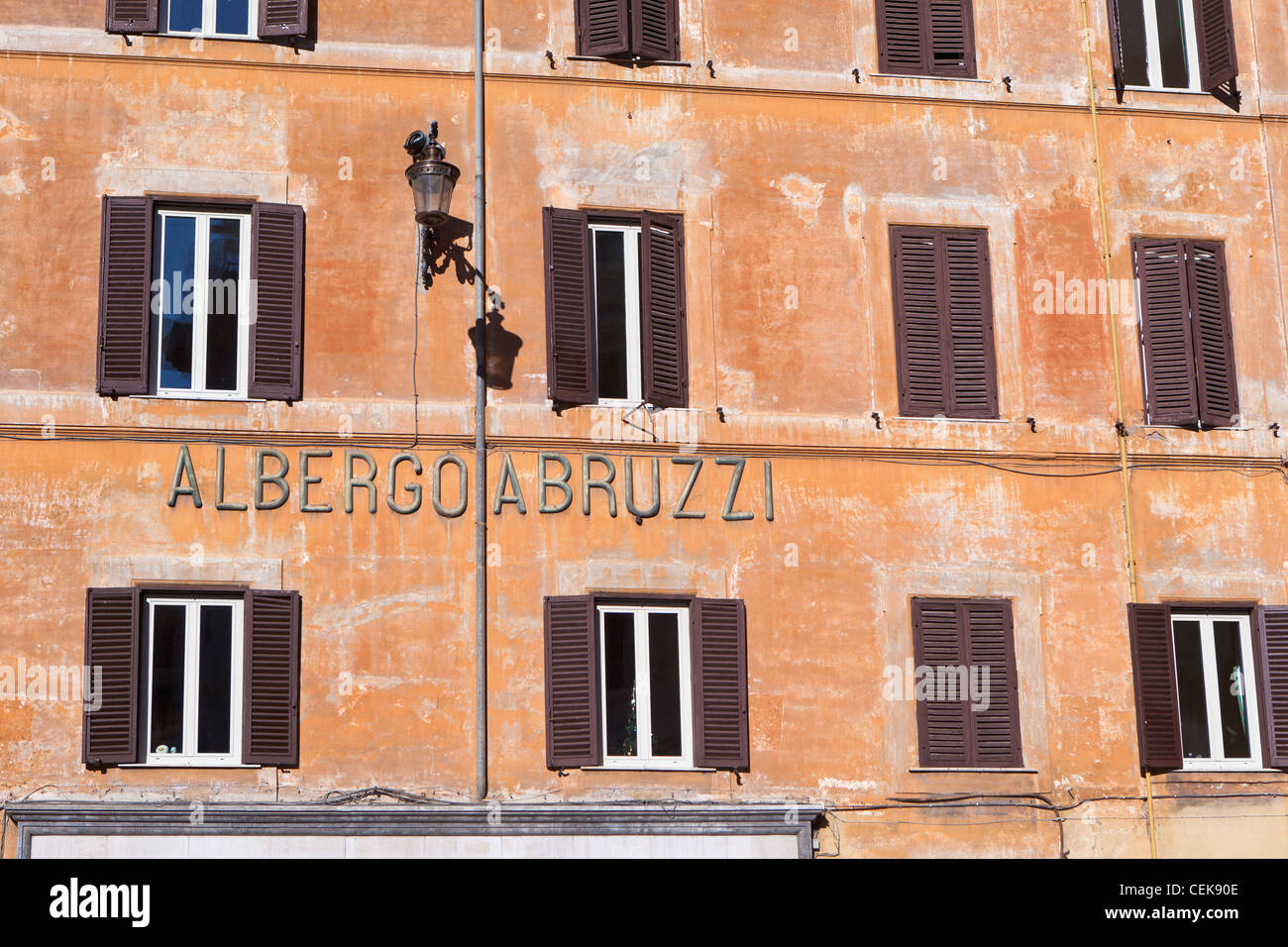 Albergo Abruzzi, Rome, Italy Stock Photo - Alamy