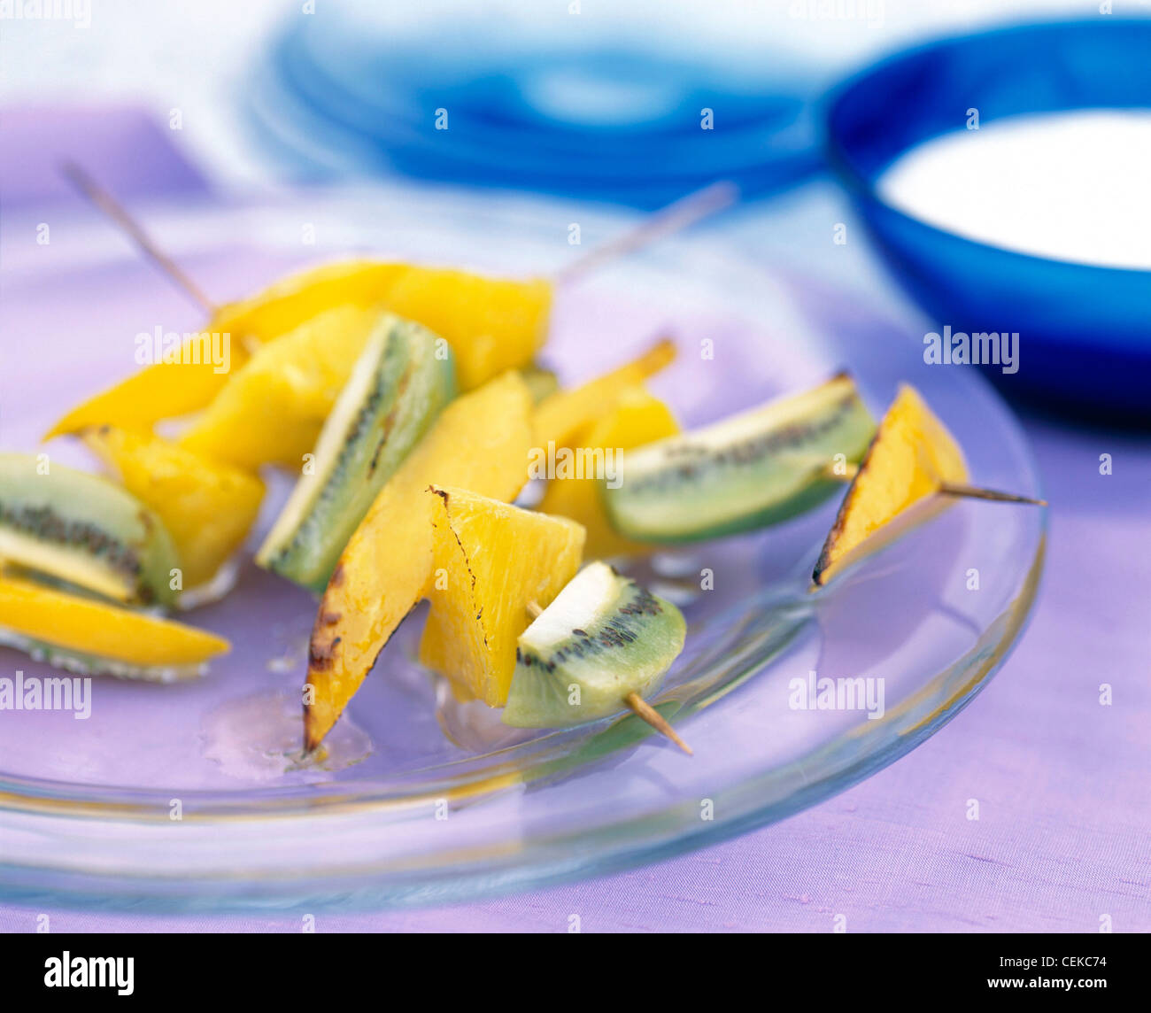 Charred Fruit Kebabs Enjoy a mouth watering feast of tangy grilled ...