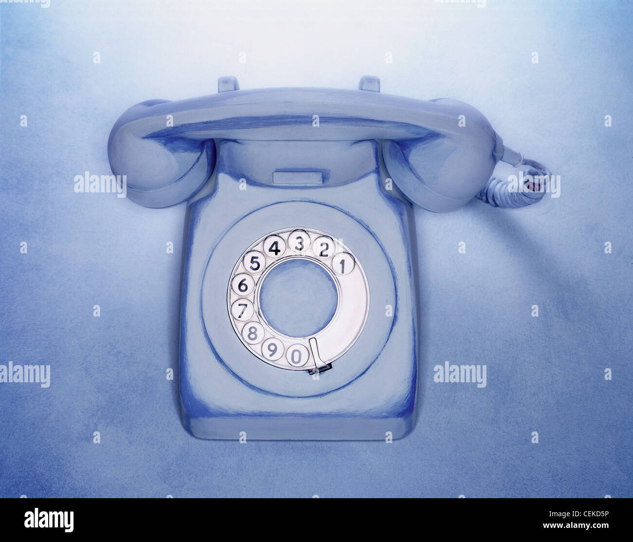Old fashioned phone from above hi-res stock photography and images - Alamy