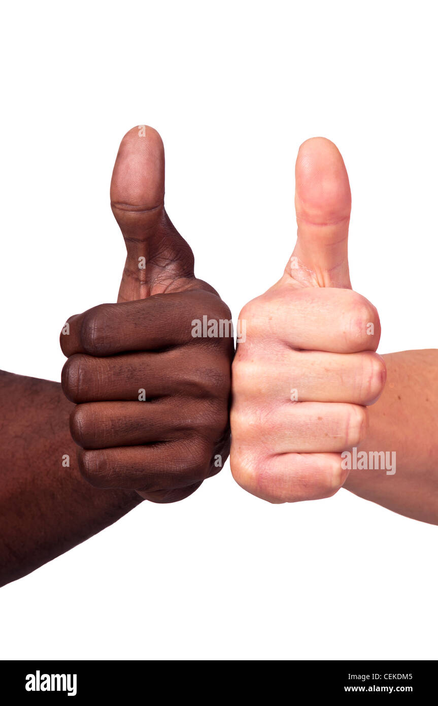 Different races hands hi-res stock photography and images - Alamy