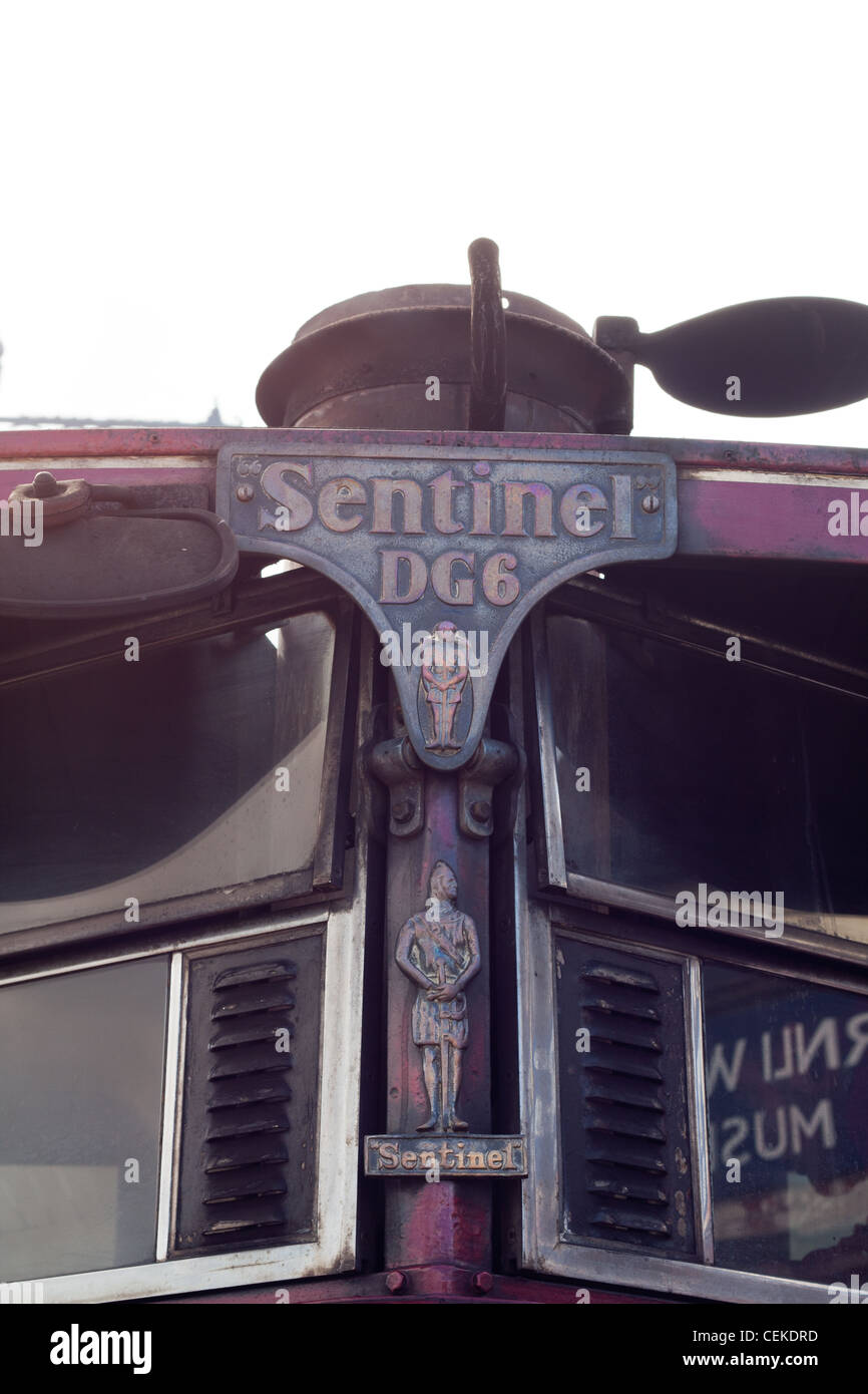 An old vintage Sentinel DG6 steam and industrial mode of transport ...