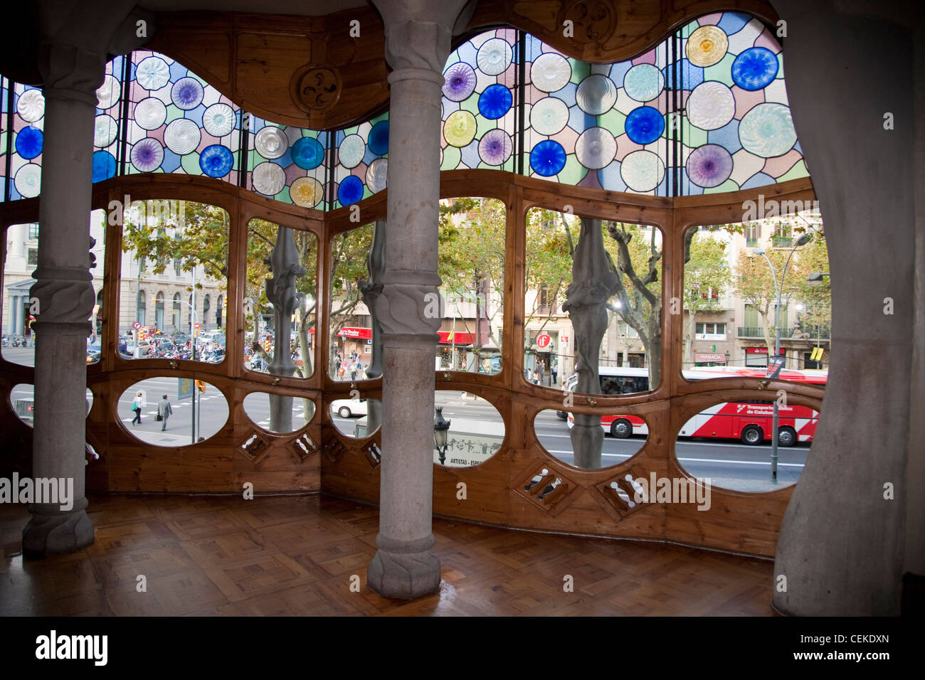 Casa Batllo built in year 1877 remodeled Antonio Gaudi in years 1905 ...